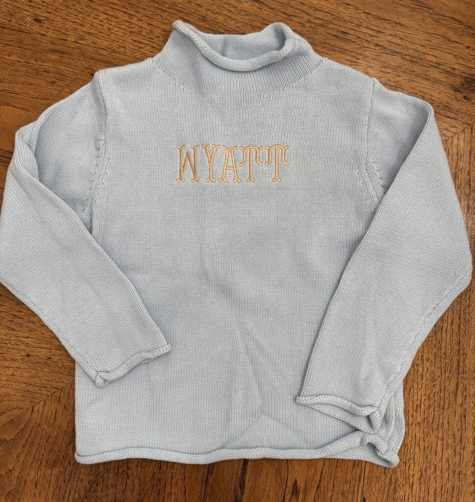 Wyatt | 3T - The Monogrammed Nest